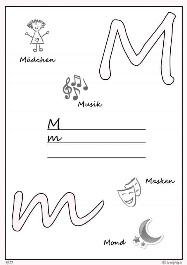 Lern’ das ABC – Buchstabe “M”
