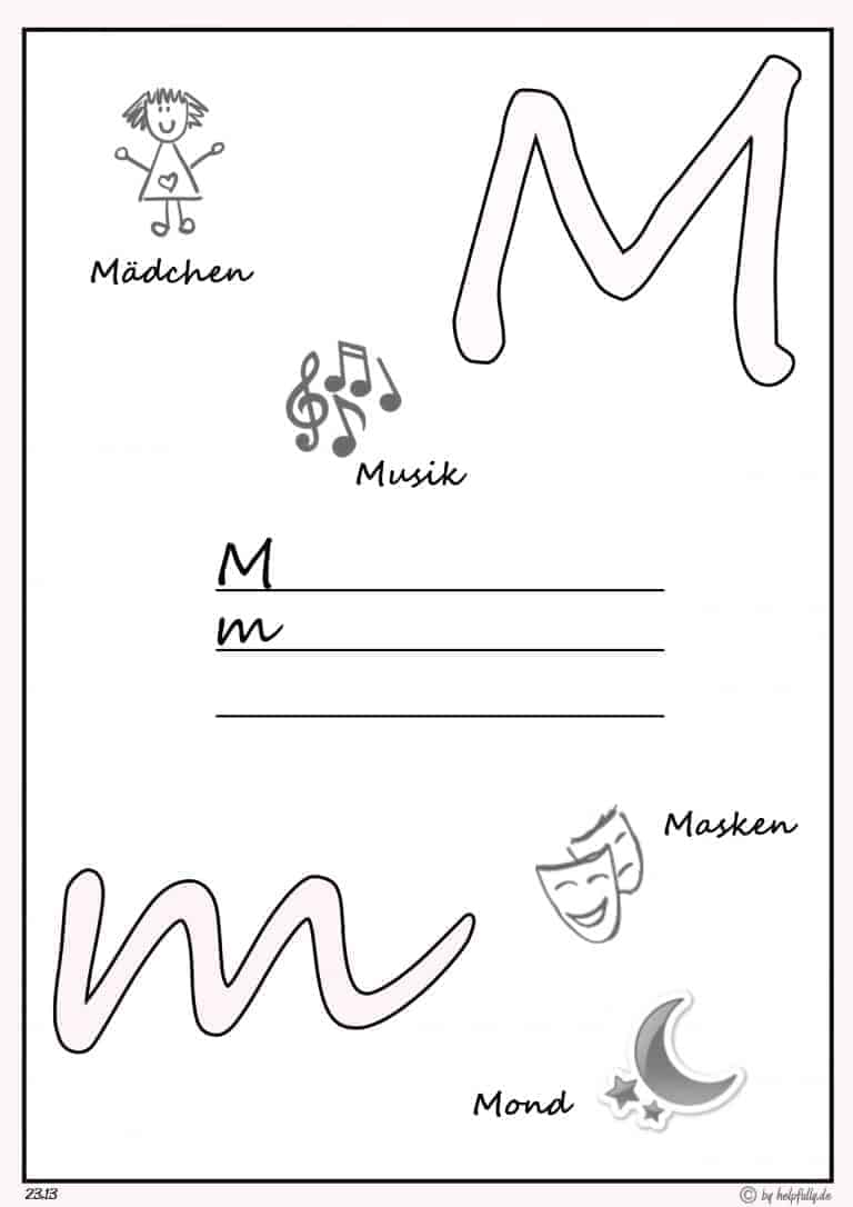 Lern’ das ABC – Buchstabe “M”