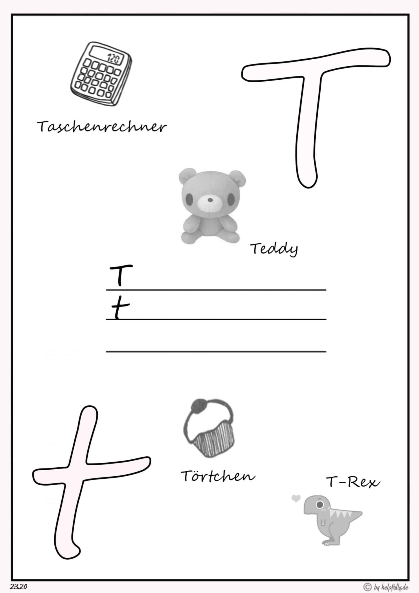 Buchstaben zum Ausdrucken | Vorlage als Gratis PDF - helpfully.de