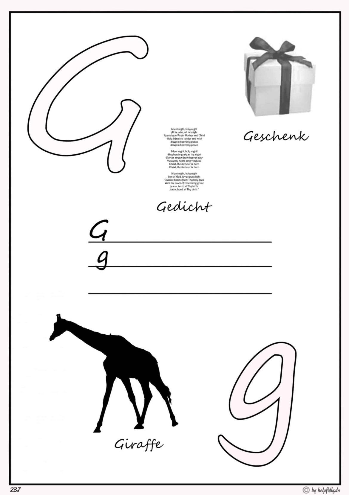 Lern’ das ABC – Buchstabe “H” - helpfully.de