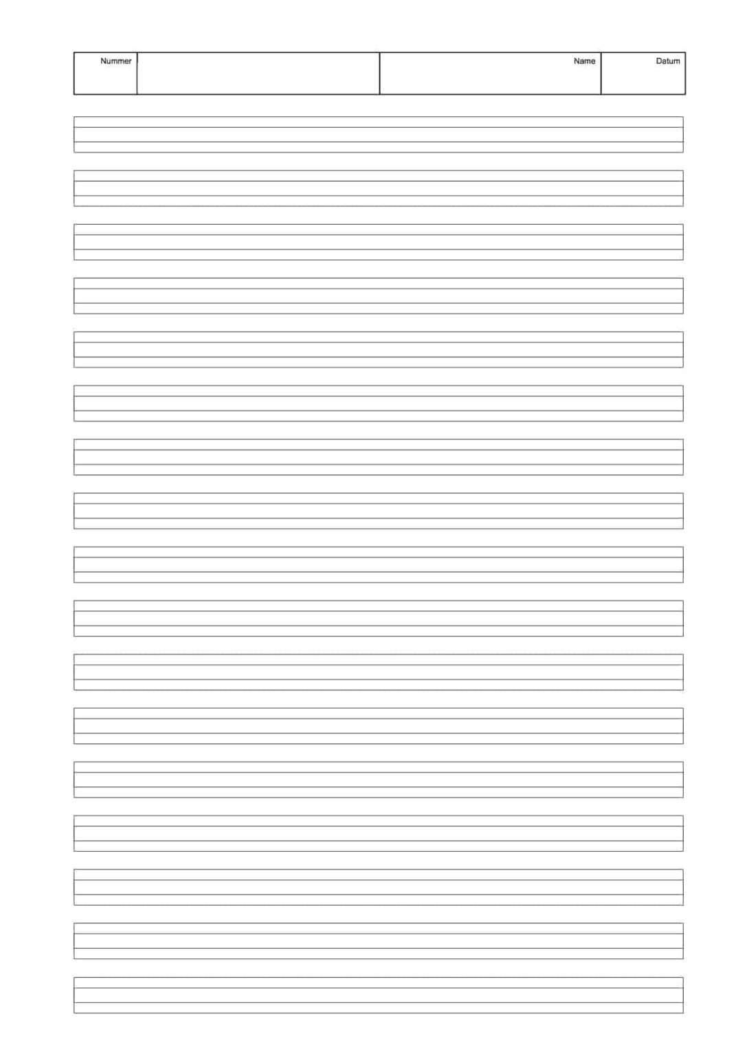 Liniertes & Kariertes Papier - PDF ausdrucken | helpfully.de