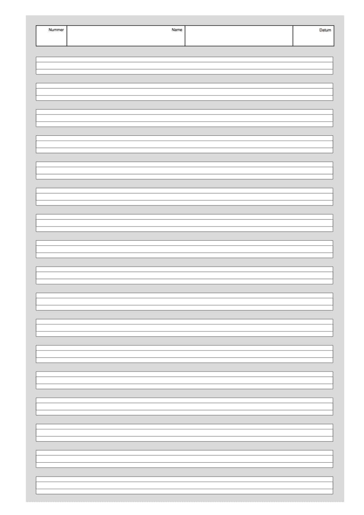 Liniertes & Kariertes Papier - PDF ausdrucken | helpfully.de