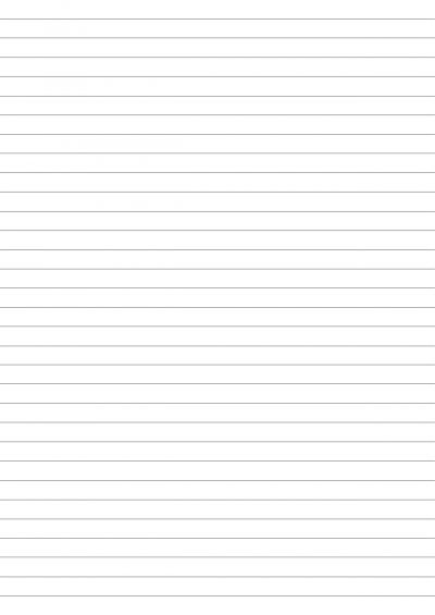 Linienblatt - durchgehend (9mm)