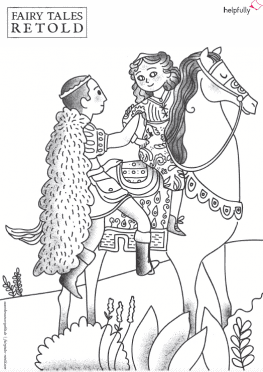 Malbild - Märchen "Schneewittchen..." von FAIRY TALES RETOLD (1)