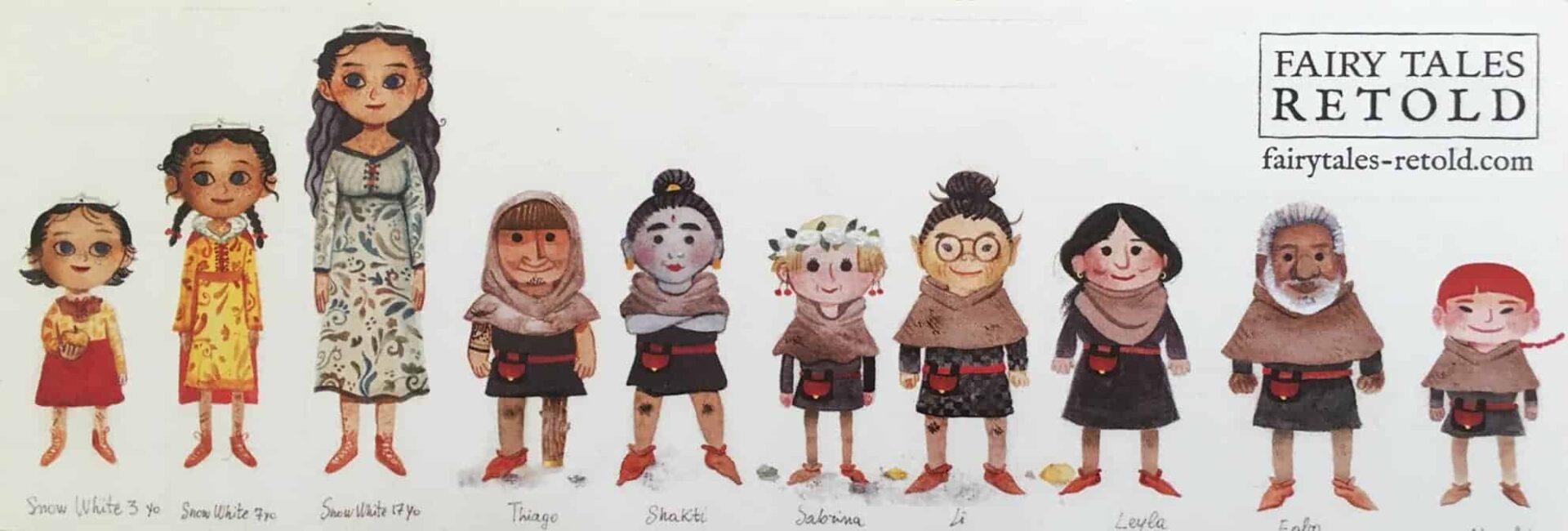 Malbild - Märchen "Schneewittchen..." von FAIRY TALES RETOLD (1 ...