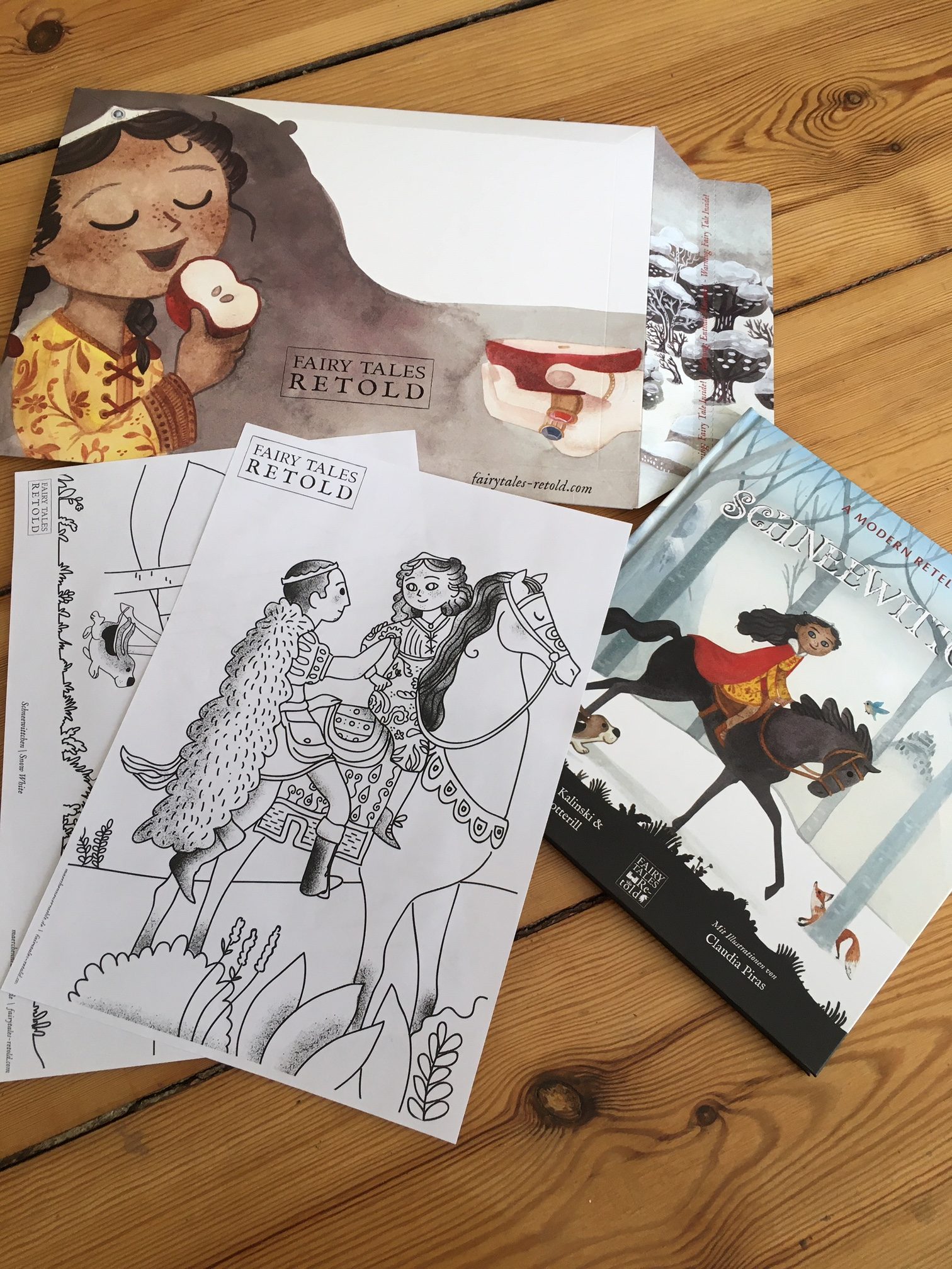 Malbild - Märchen "Schneewittchen..." von FAIRY TALES RETOLD (1)