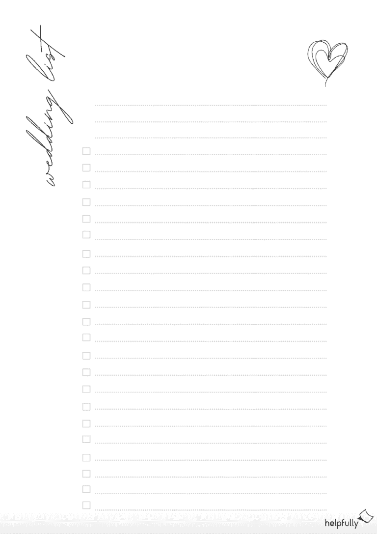 Listen | Kostenlose Vorlagen für Haushalt & Büro ausdrucken - helpfully.de