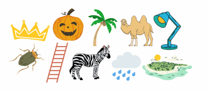 Interaktive Deutschaufgaben – Zweisilbige Wörter zuordnen - helpfully.de