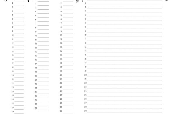 Telefonliste -Kontakte "Tel & Co" (A4-Vorlage/digital editierbar ...