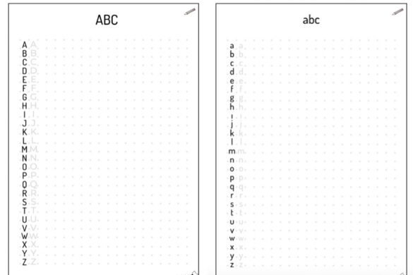 Lineatur - Klasse 1 "Schreiben lernen" (2-seitige Vorlage) ausdrucken ...