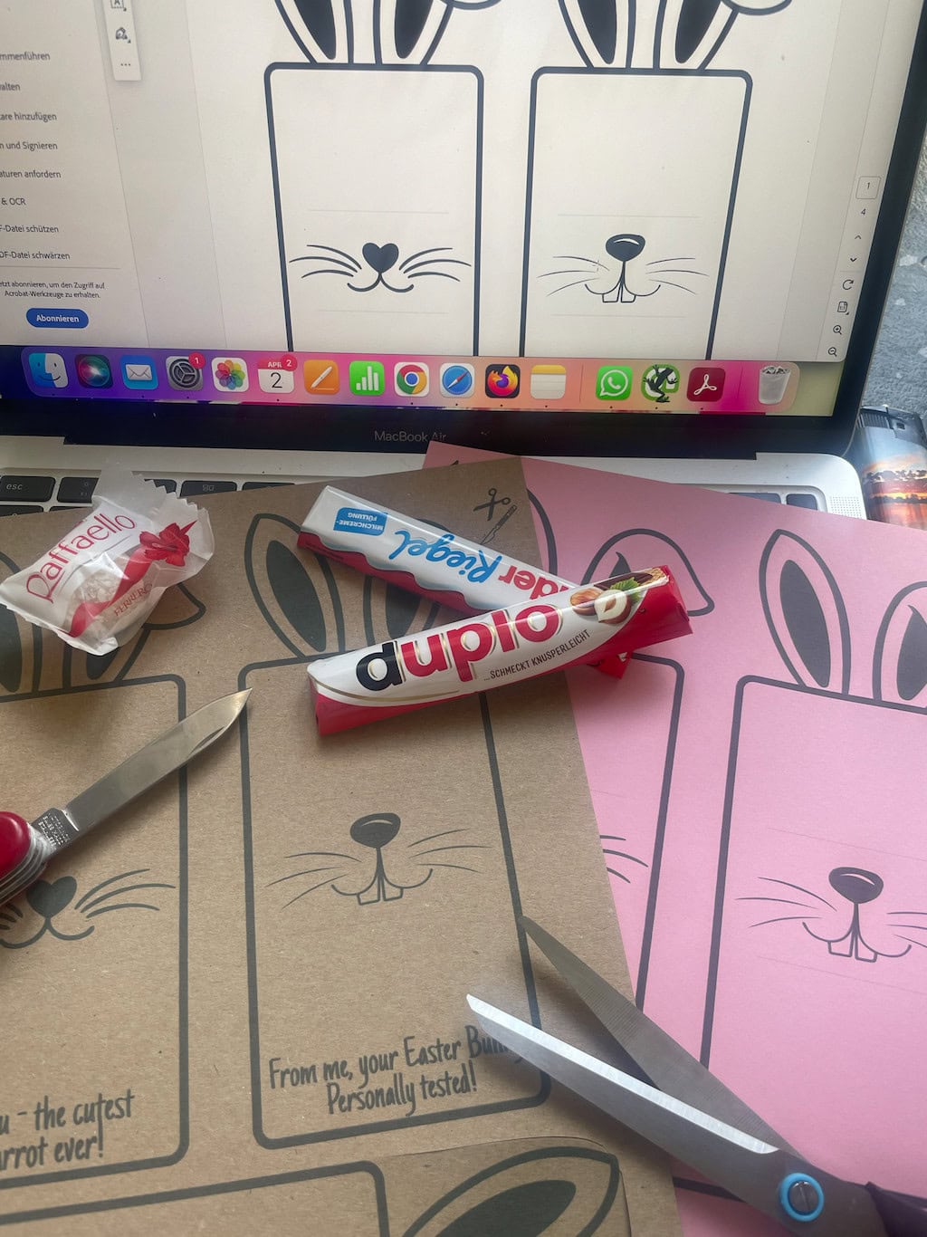 Easter craft "Bunny Treats" free download - helpfully.de