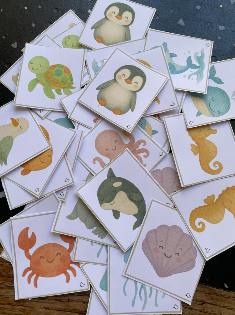 Süßes Memory-Spiel für Kinder "Afrika Tiere" gratis - helpfully.de