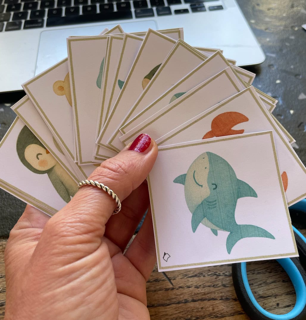 Süßes Memory-Spiel für Kinder "Afrika Tiere" gratis - helpfully.de