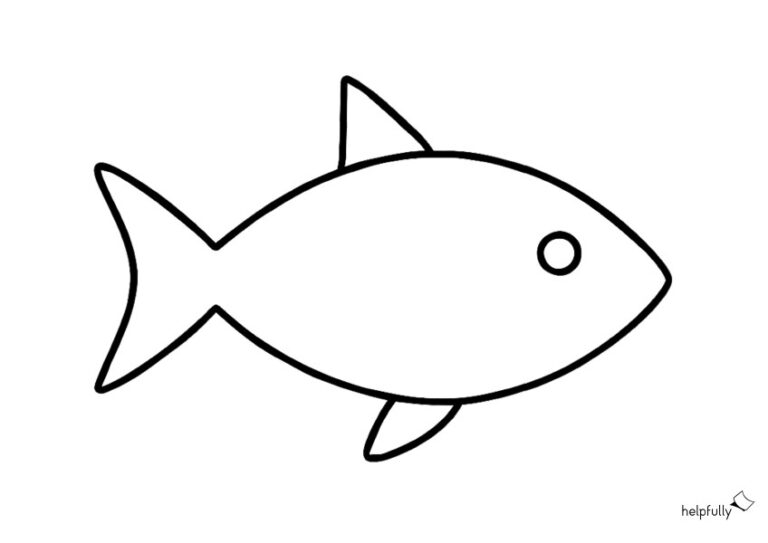 Fisch Schablone - Vorlagen mit Fischen ausdrucken | helpfully.de