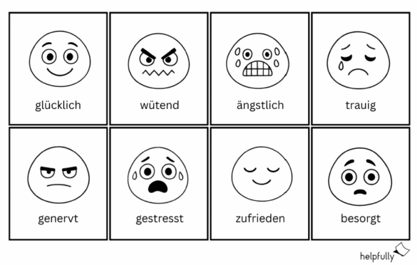 Emotionskarten: 24 Gefühle gratis PDF zum Ausdrucken | helpfully.de