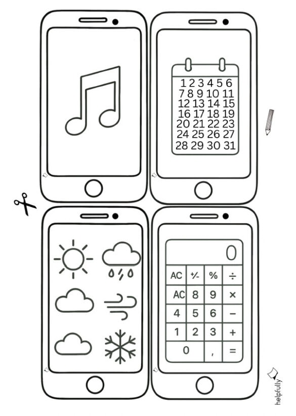 Handy basteln aus Papier - Coole Smartphone Vorlagen | helpfully