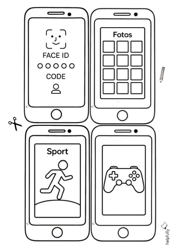 Handy basteln aus Papier - Coole Smartphone Vorlagen | helpfully