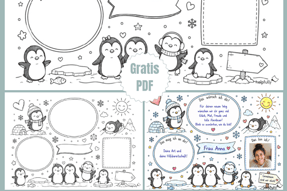 DIY-Vorlage Abschied für Grundschüler gratis PDF | helpfully.de